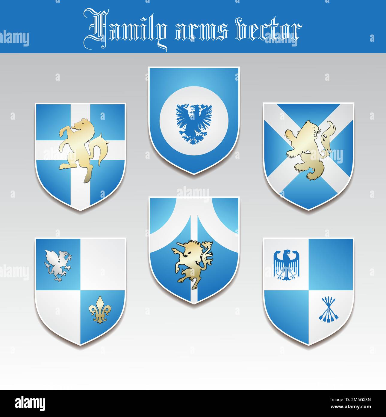 Family arms vector Stock Vector Image & Art - Alamy