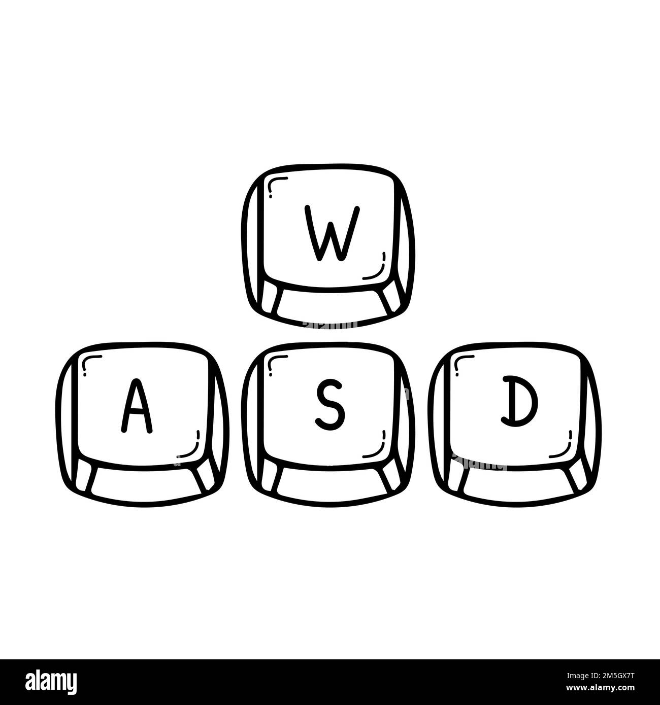 Wasd Cut Out Stock Images & Pictures - Alamy