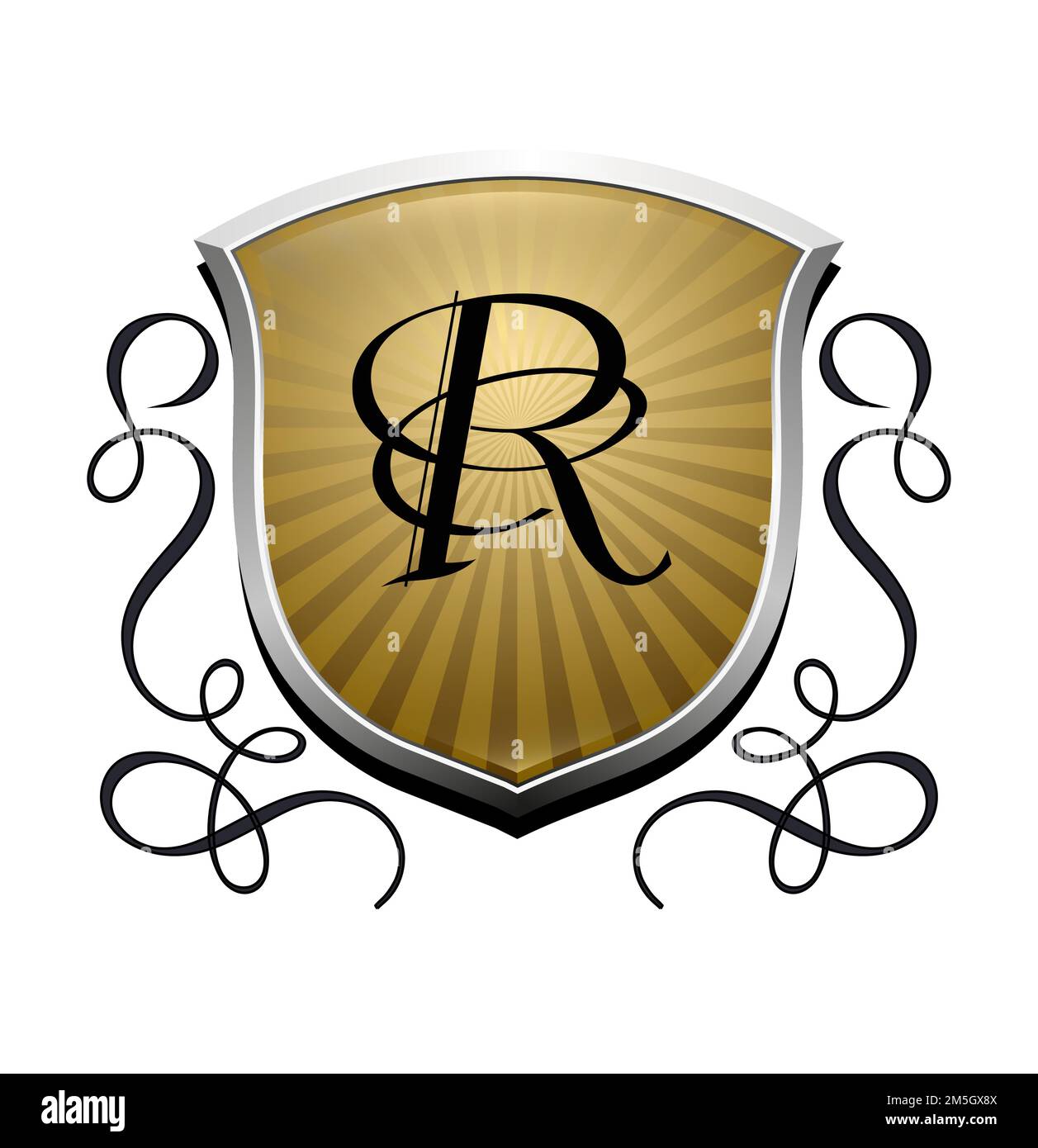 Medieval letter r hi-res stock photography and images - Alamy