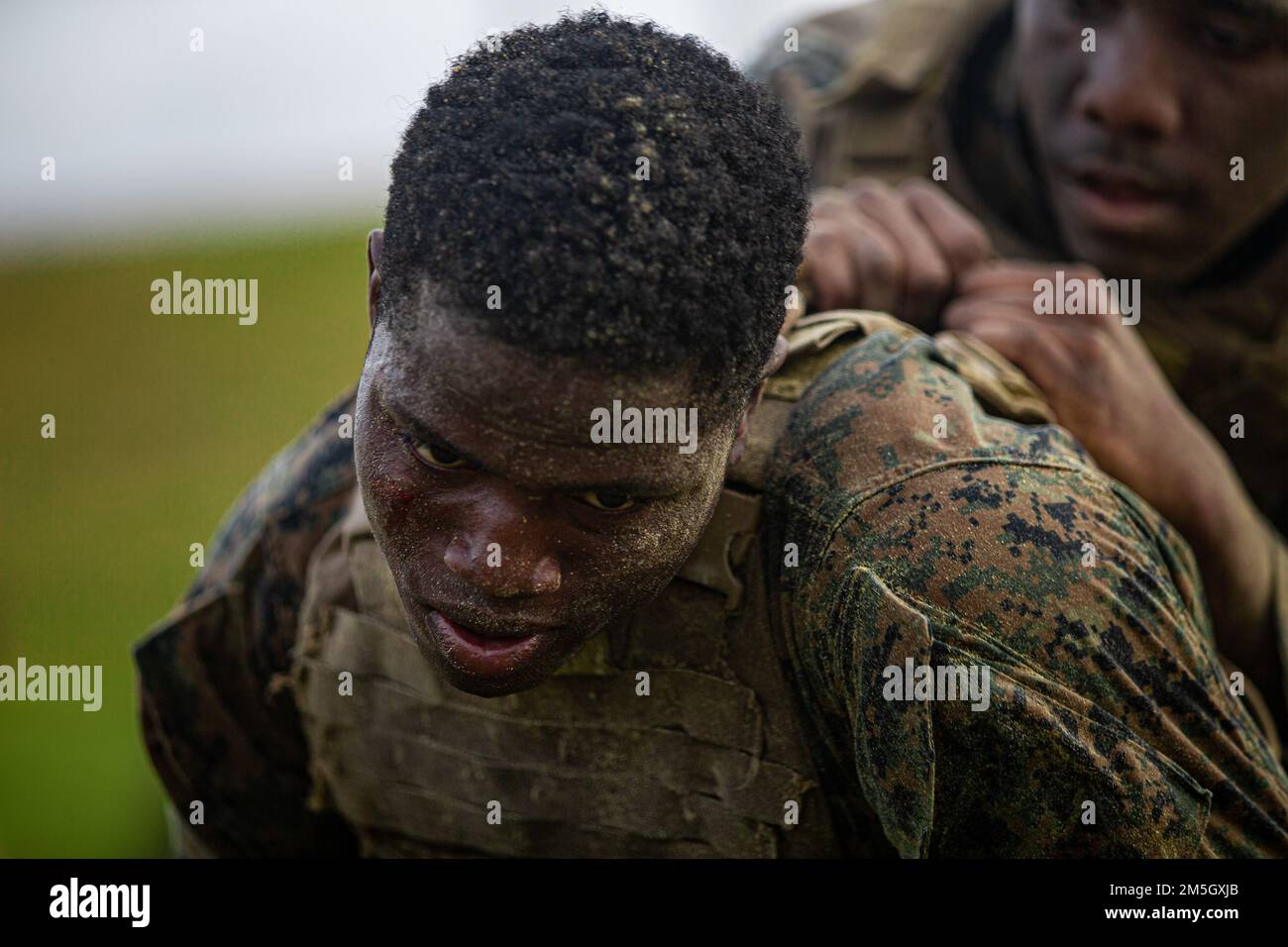 U.S. Marine Corps Cpl. Dawson Gunnar, a team leader with 3rd Battalion ...