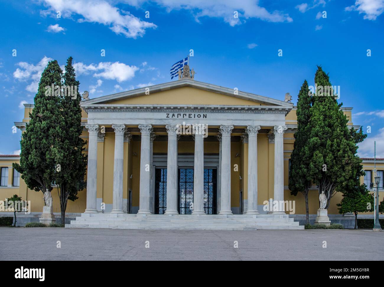 View of Building Zappeion megaron in Athens city, Greece Stock Photo ...