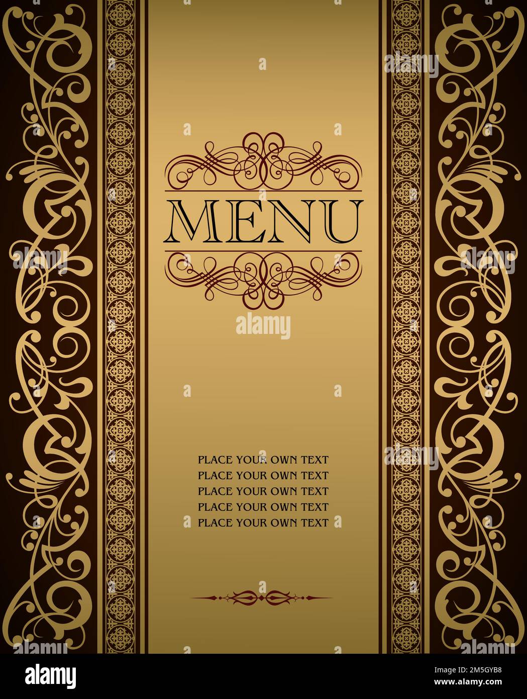 Menu cover vector design Stock Vector Image & Art - Alamy