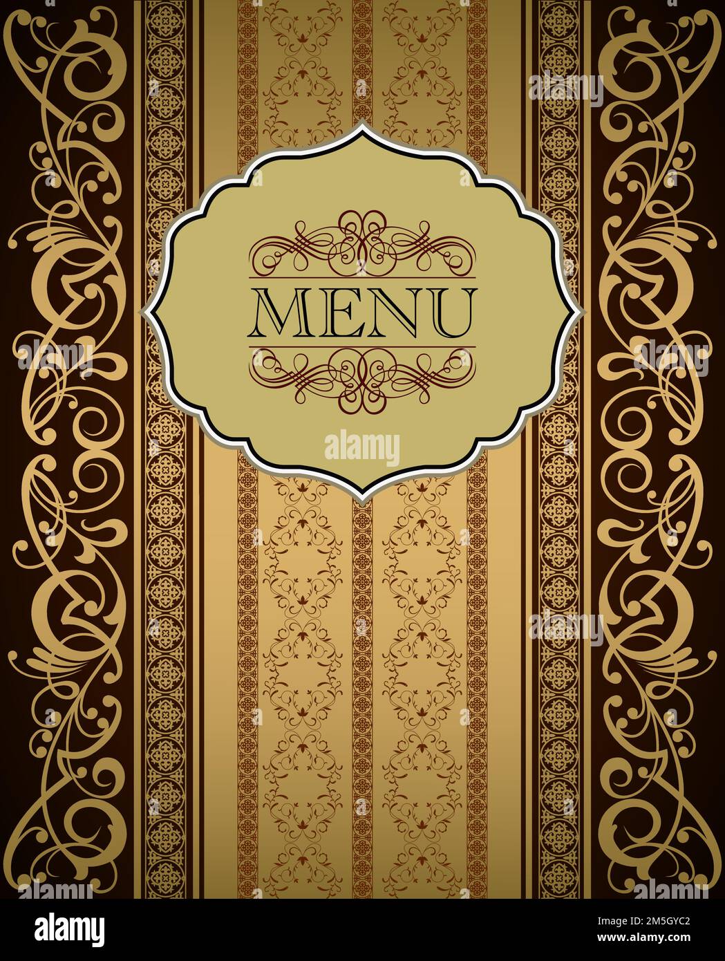 Old book plate Stock Vector Images - Alamy