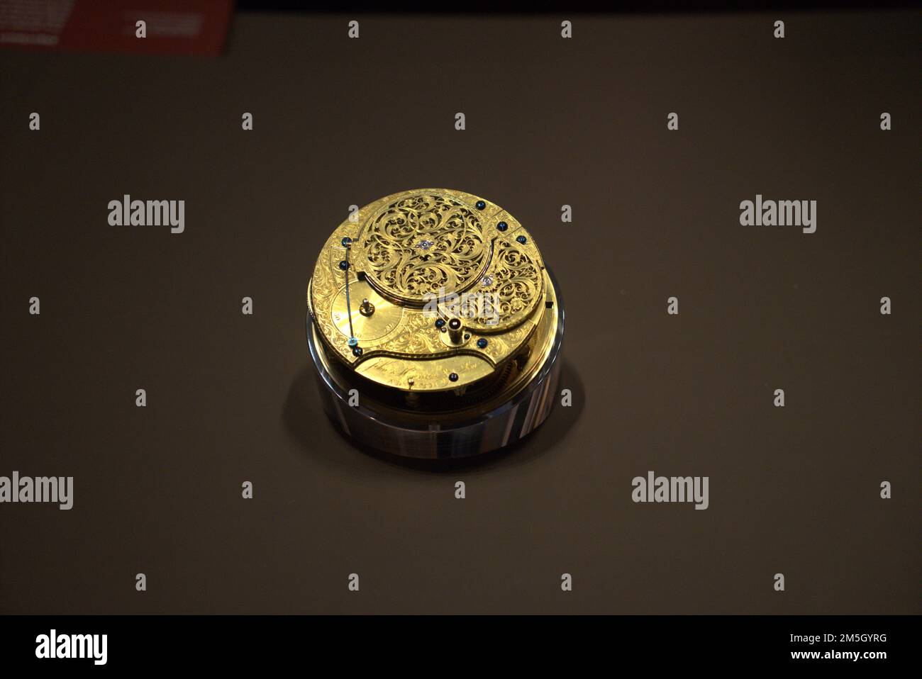 The movement of Harrison's fourth marine timekeeper, H4, at the Royal ...