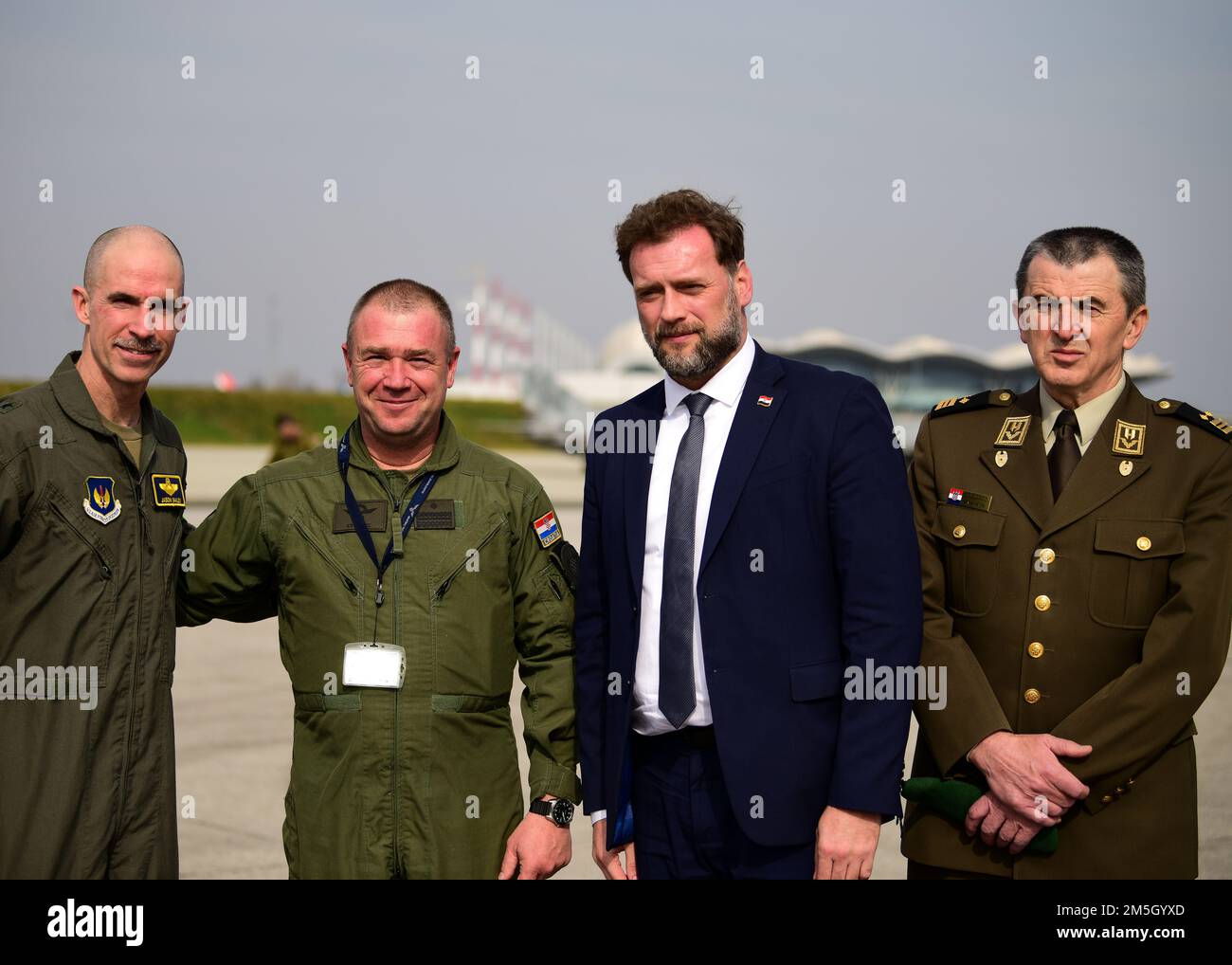 U.S. Air Force Brig. Gen. Jason E. Bailey, 31st Fighter Wing commander ...