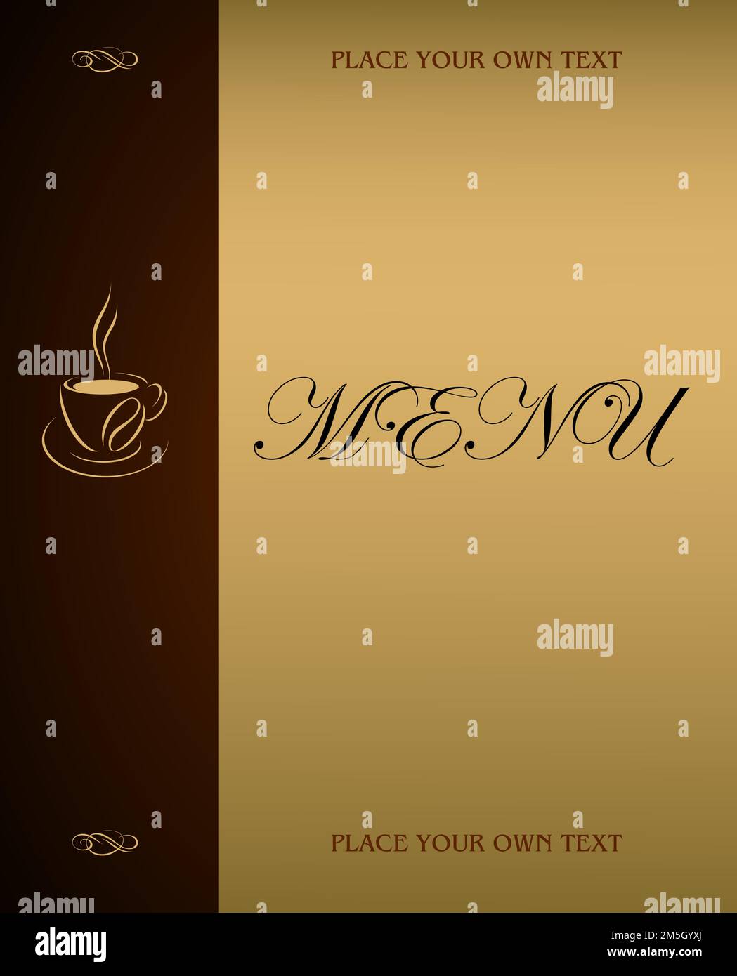 Menu cover vector design Stock Vector Image & Art - Alamy