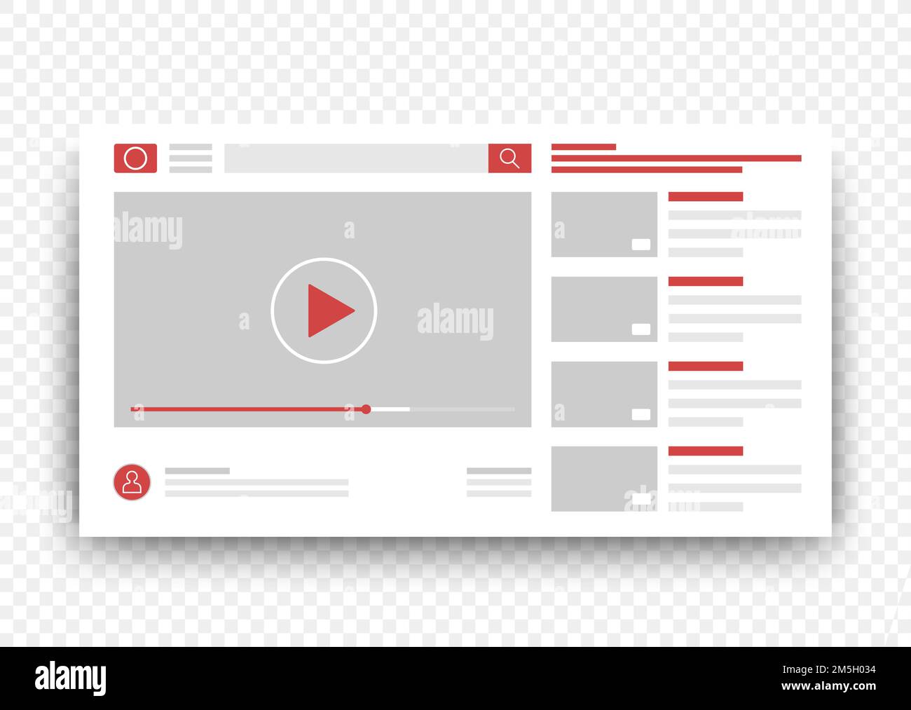 Mock up video Stock Vector Images - Alamy