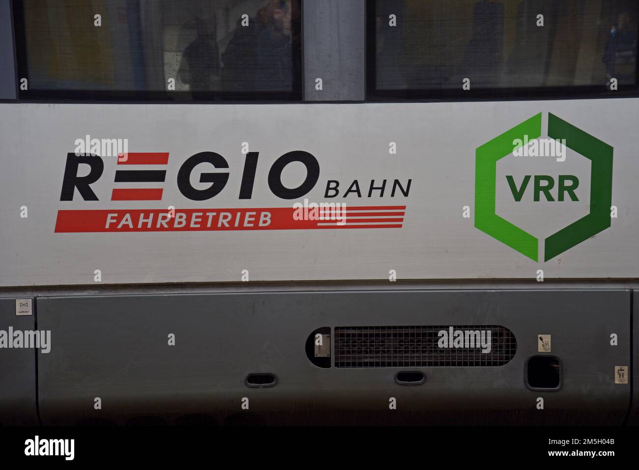 VRR Regiobahn Regional train at Wuppertal, Germany. Novermber 2022 ...
