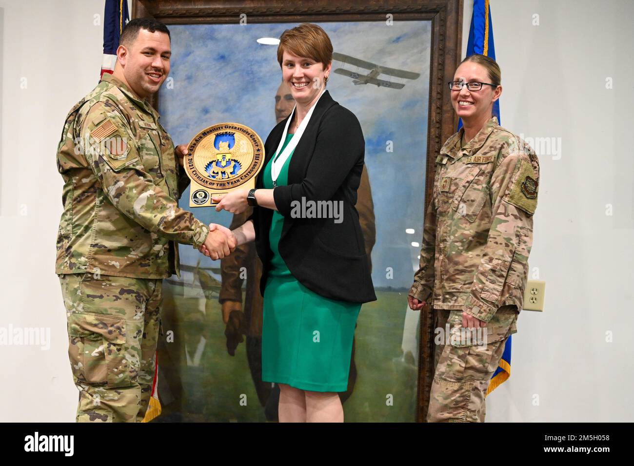 U.S. Air Force Col. Joseph Vanoni, 43rd Air Mobility Operations Group ...