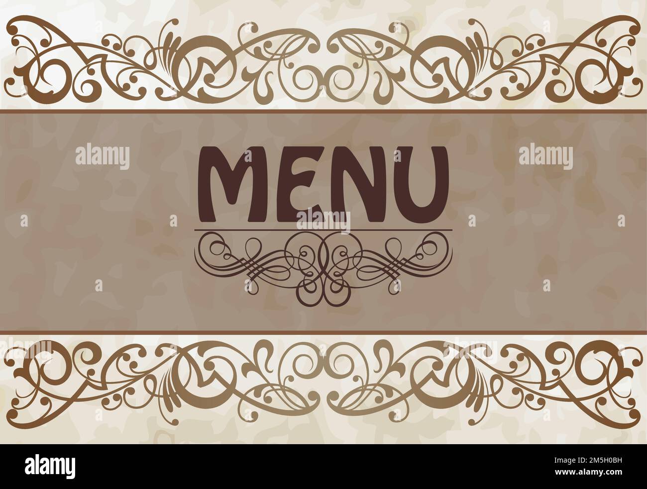 Menu cover vector design Stock Vector Image & Art - Alamy