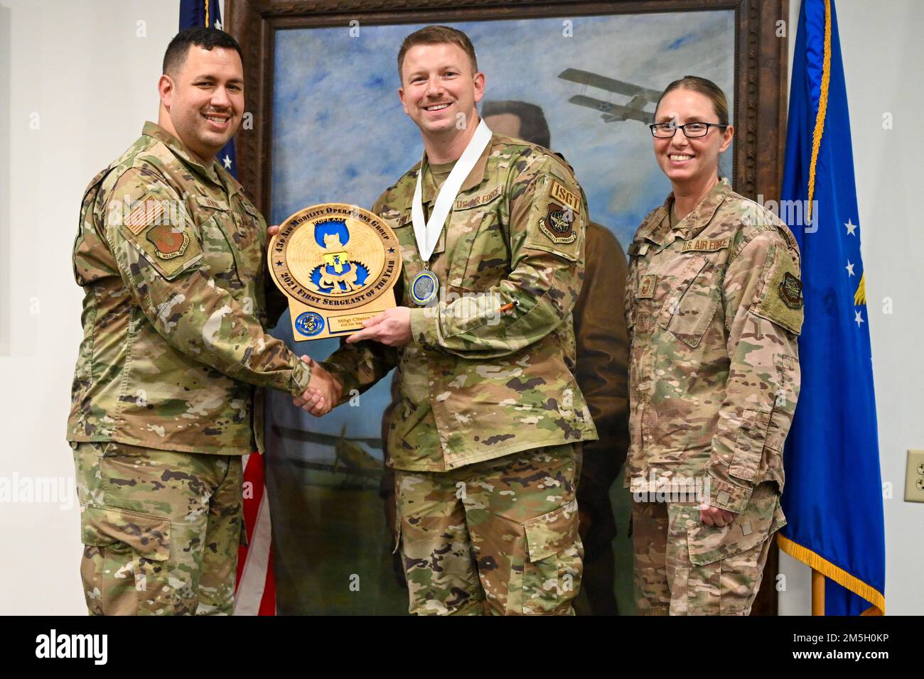 U.S. Air Force Col. Joseph Vanoni, 43rd Air Mobility Operations Group ...