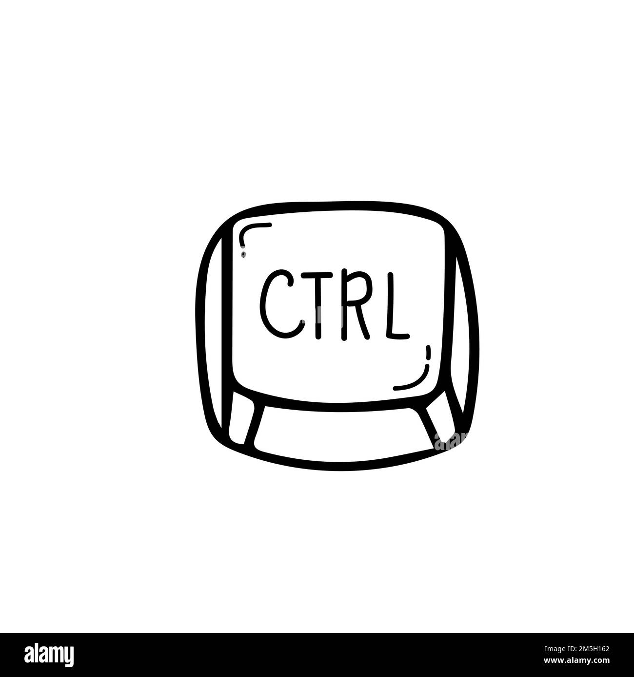 Keyboard Button Vector Illustration Of Ctrl Stock Vector Image And Art Alamy