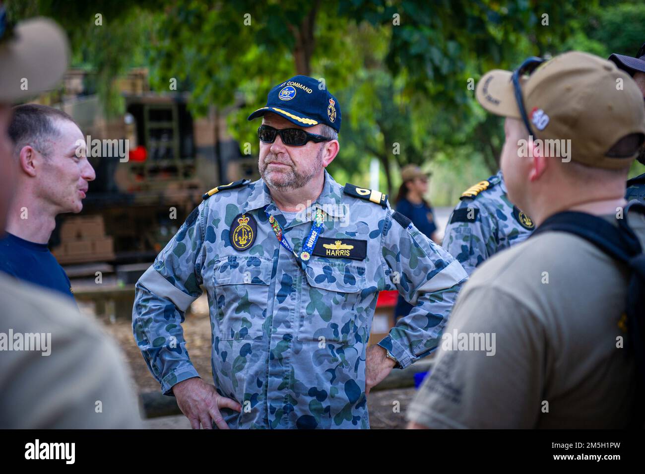 BRISBANE, Australia (March 17, 2022) - Royal Australian Navy Commodore ...