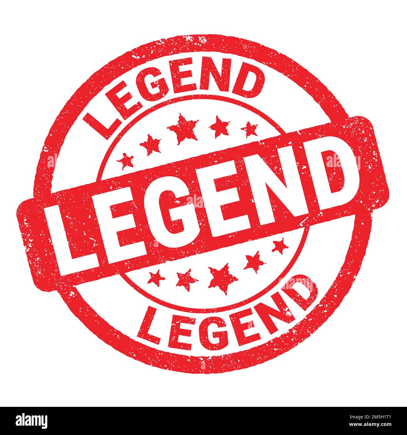 Legend stamp Cut Out Stock Images & Pictures - Alamy
