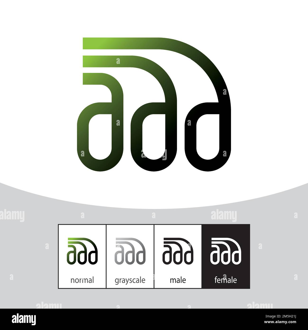 ADD Word Logo. Green. - Vector Stock Vector Image & Art - Alamy