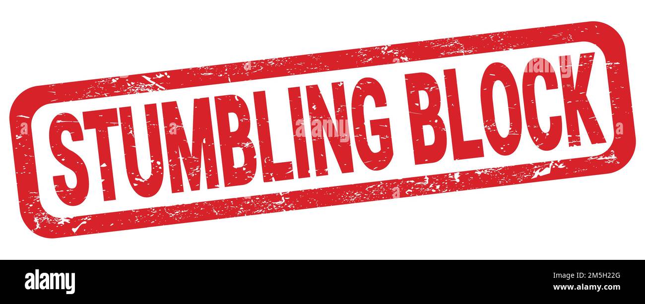 Stumbling block hi-res stock photography and images - Alamy