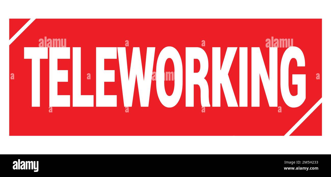 Teleworking word hi-res stock photography and images - Alamy