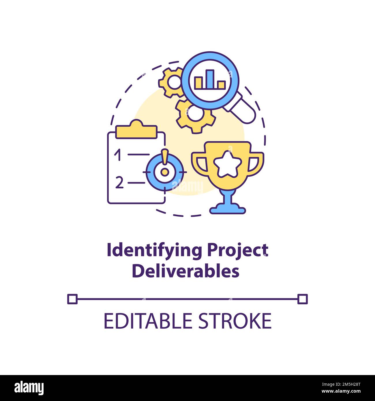 Identifying project deliverables concept icon Stock Vector Image & Art ... Identifying project deliverables concept icon Stock Vector Image & Art ...