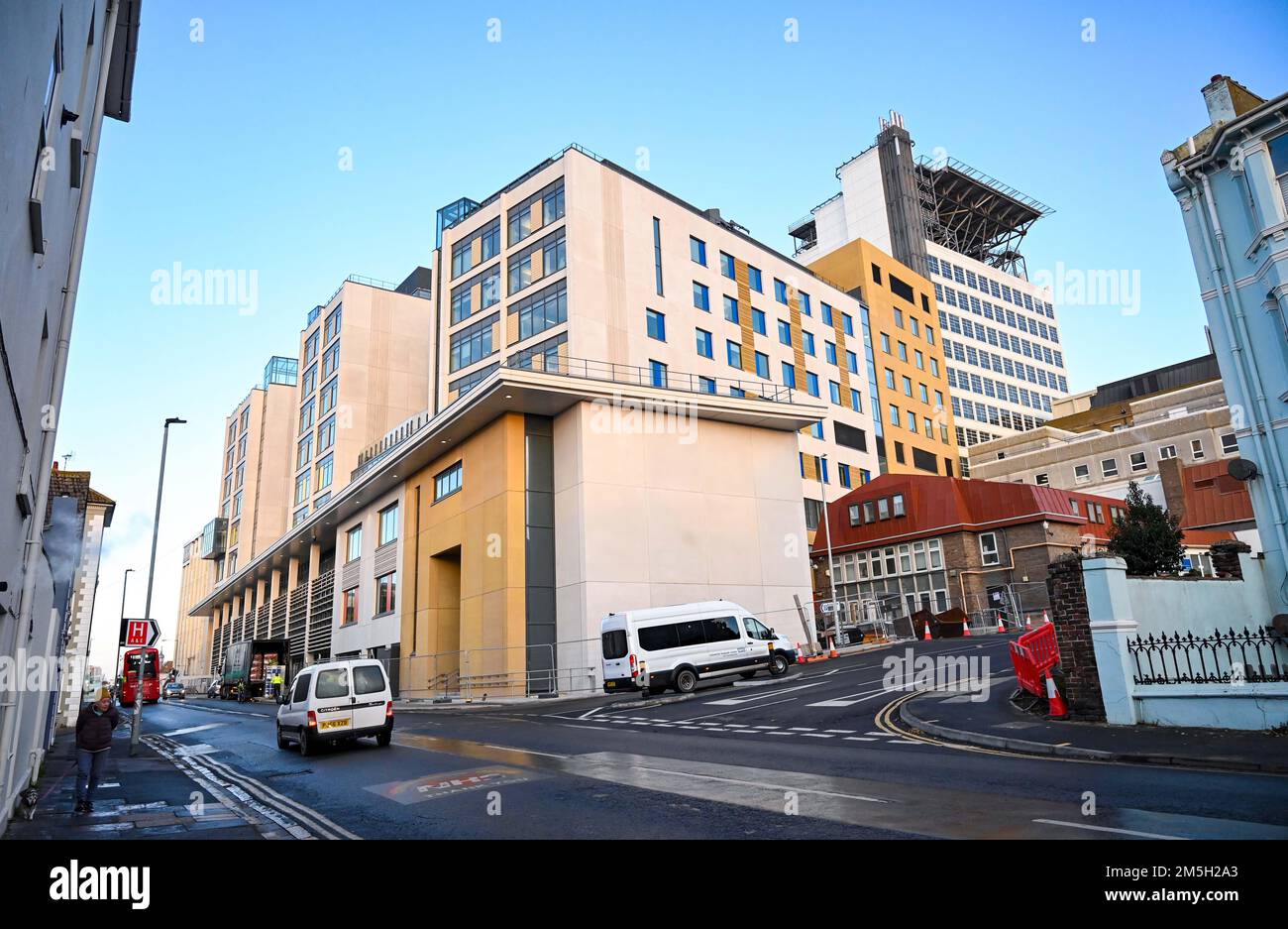 The Royal Sussex County Hospital RSCH in Brighton with the new ...