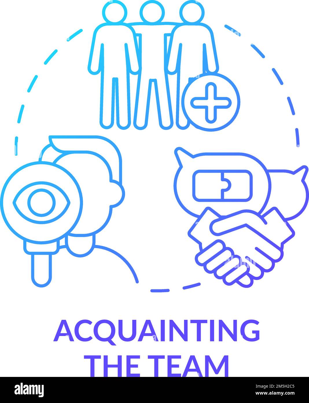 Acquainting Stock Vector Images - Alamy