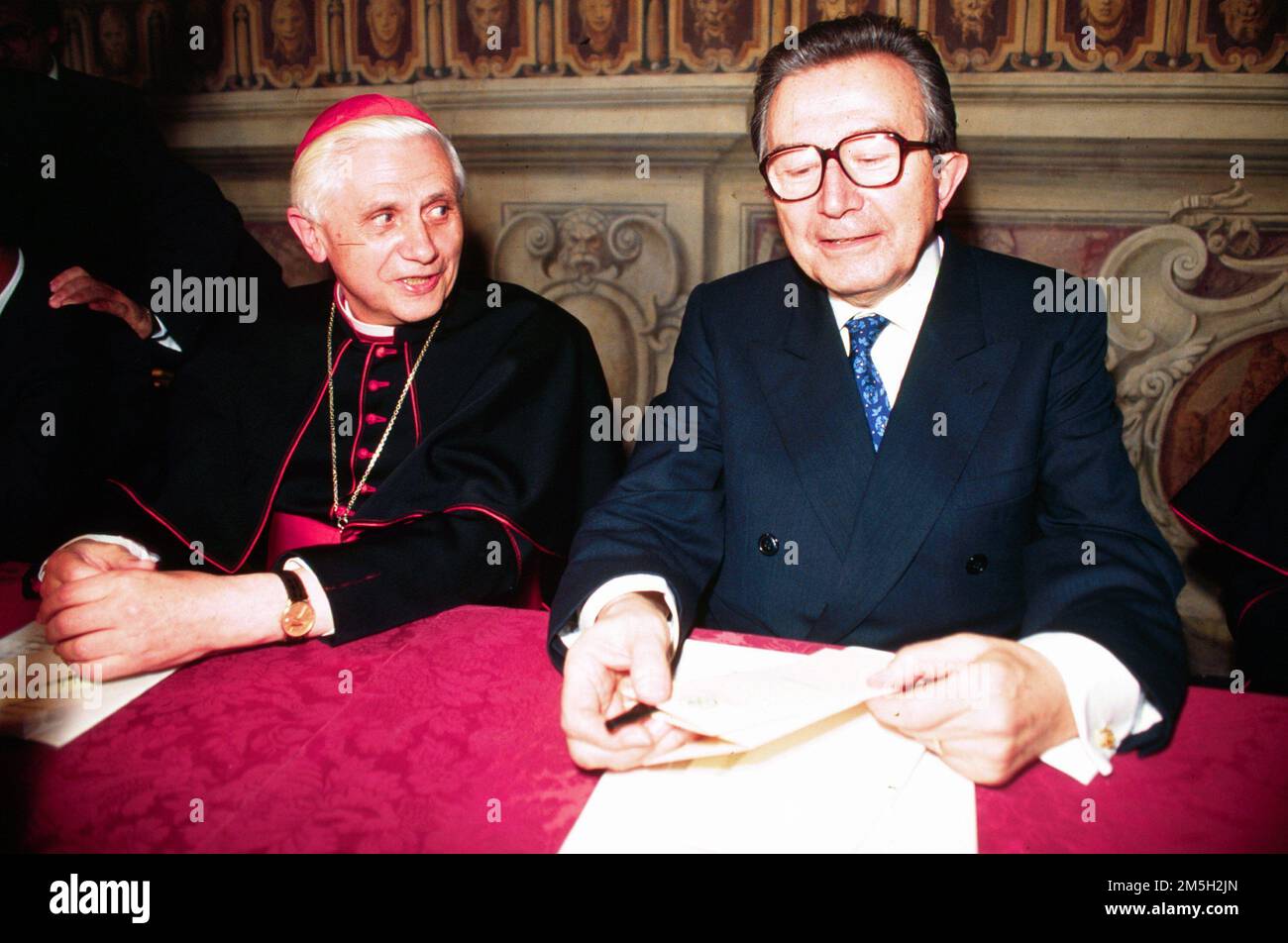 Photo Repertory, Italy. 15th Jan, 2023. CARDINAL JOSEPH RATZINGER, POPE ...