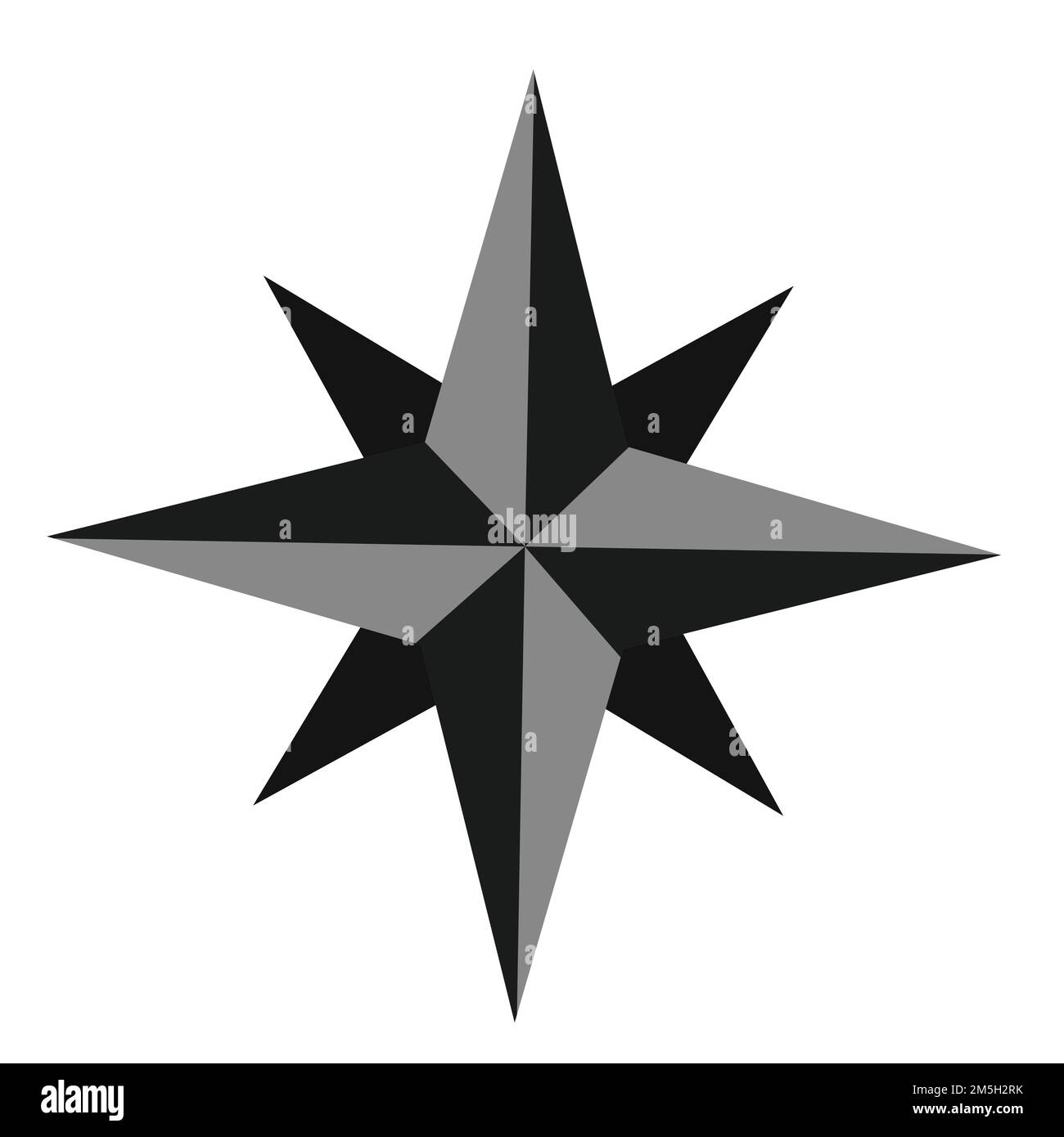 Black wind rose. Discovery compass symbol for geographic exploration ...