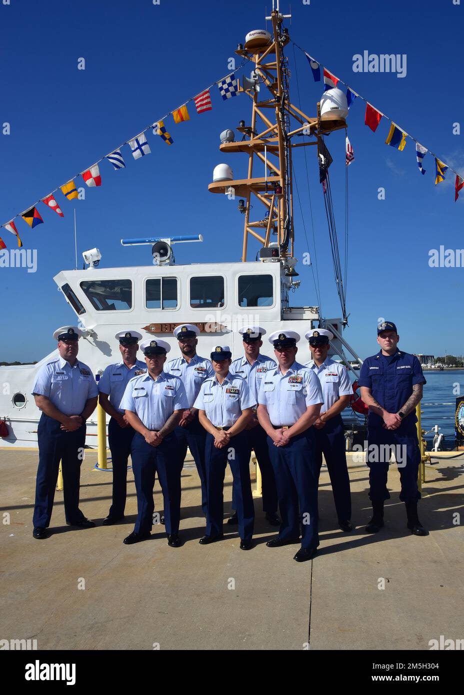 The U.S. Coast Guard Cutter Brant was decommissioned in St. Petersburg ...