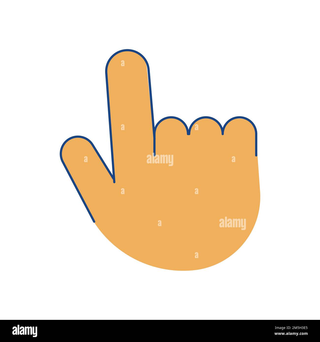 Hand with finger cursor icon Stock Vector Image & Art - Alamy
