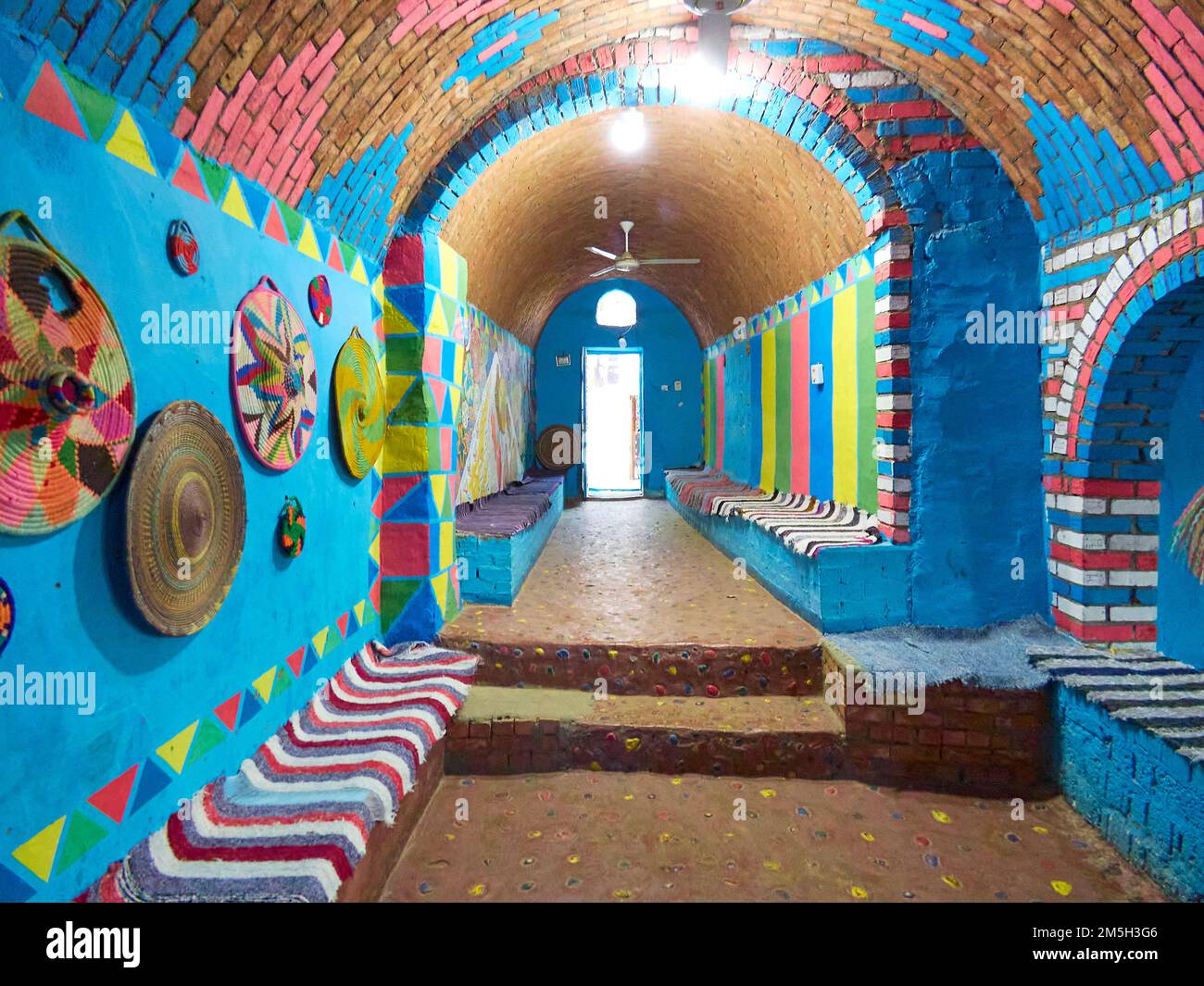 traditional egyptian decoration of a house in the interior Stock Photo ...