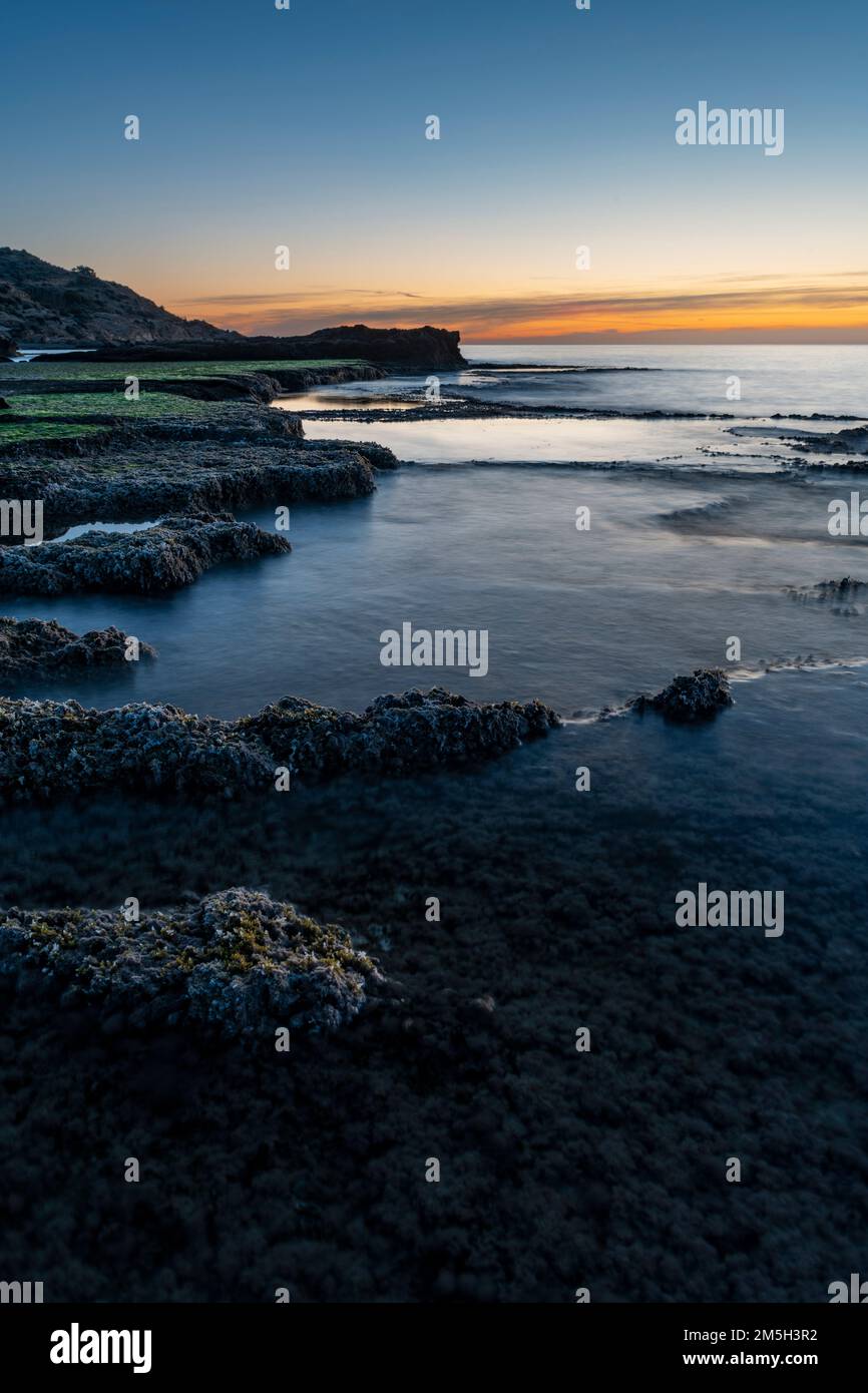 Sunrise at Cabo de Las Huertas, Alicante, Spain Stock Photo - Alamy