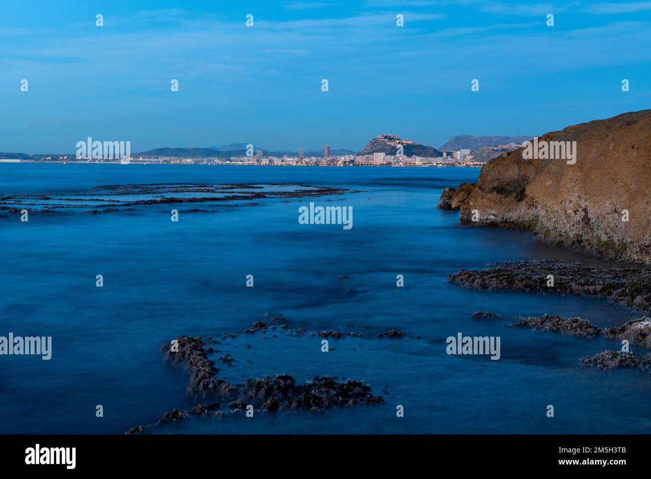 Sunrise at Cabo de Las Huertas, Alicante, Spain Stock Photo - Alamy