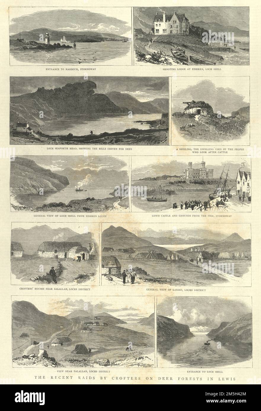 Farmer scotland painting hi-res stock photography and images - Alamy