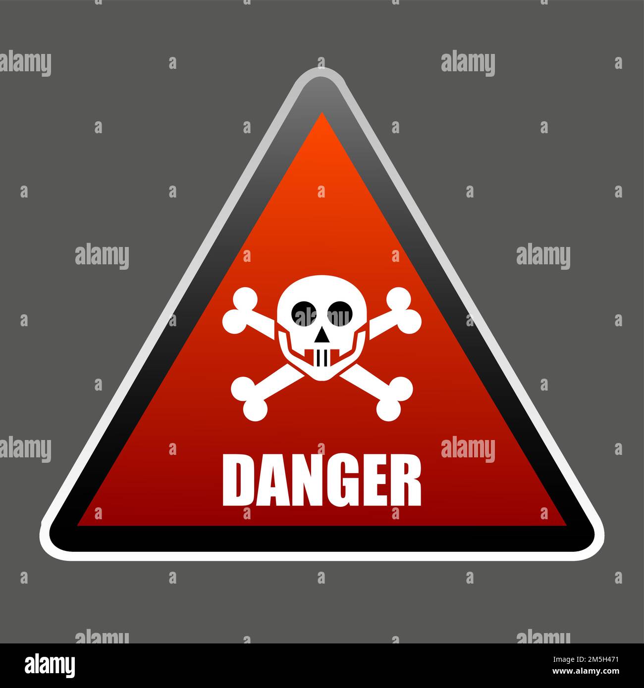 Danger sign vector Stock Vector Image & Art - Alamy