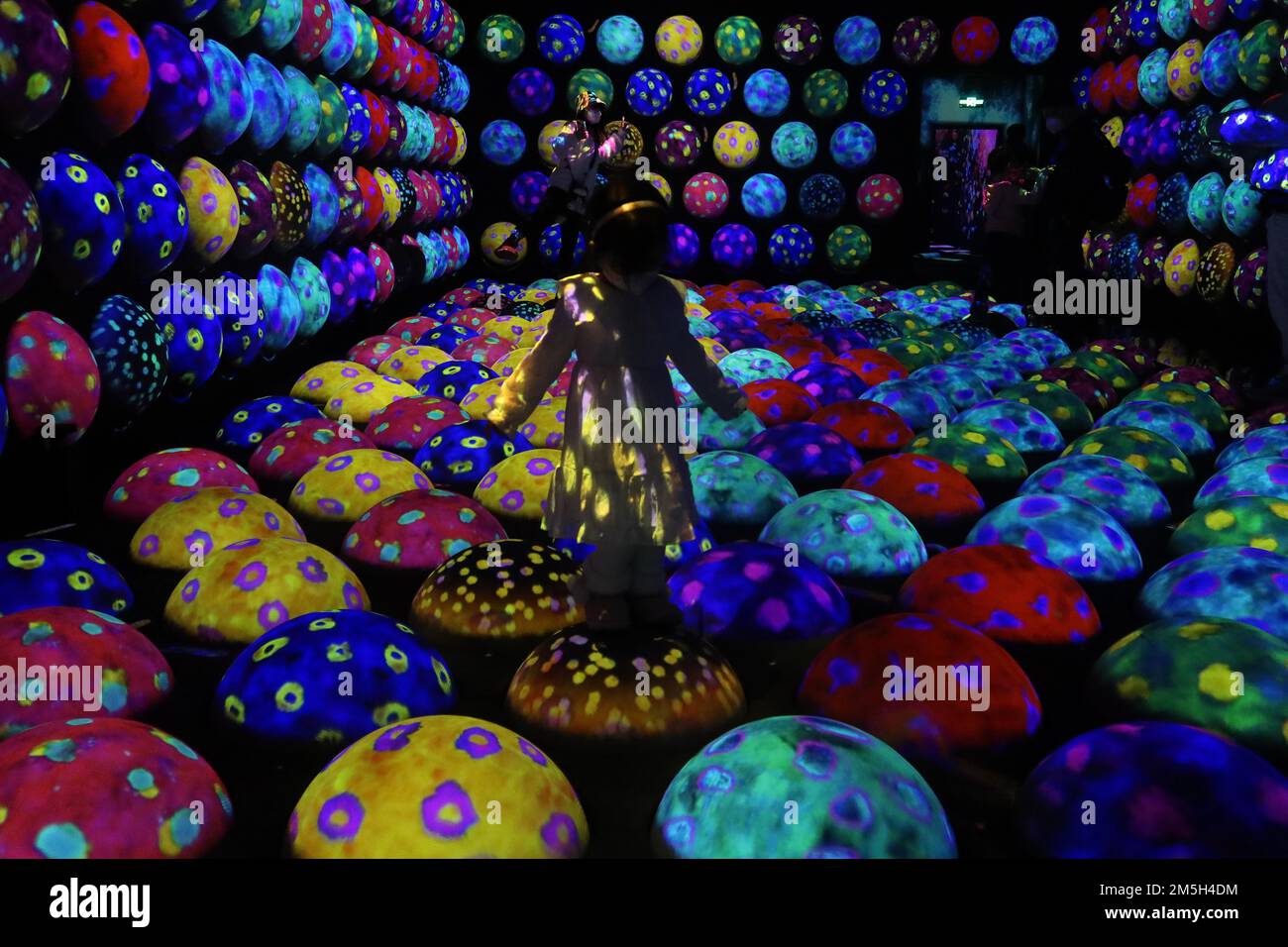 The teamLab Massless Beijing opened its doors for visitors at Chaoyang ...