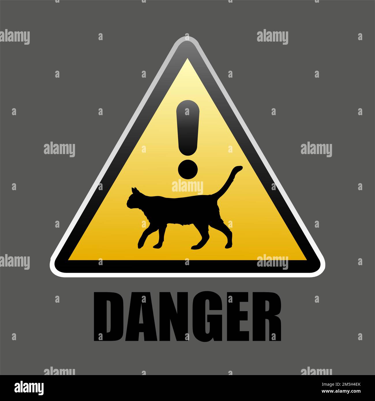 Danger sign vector Stock Vector Image & Art - Alamy