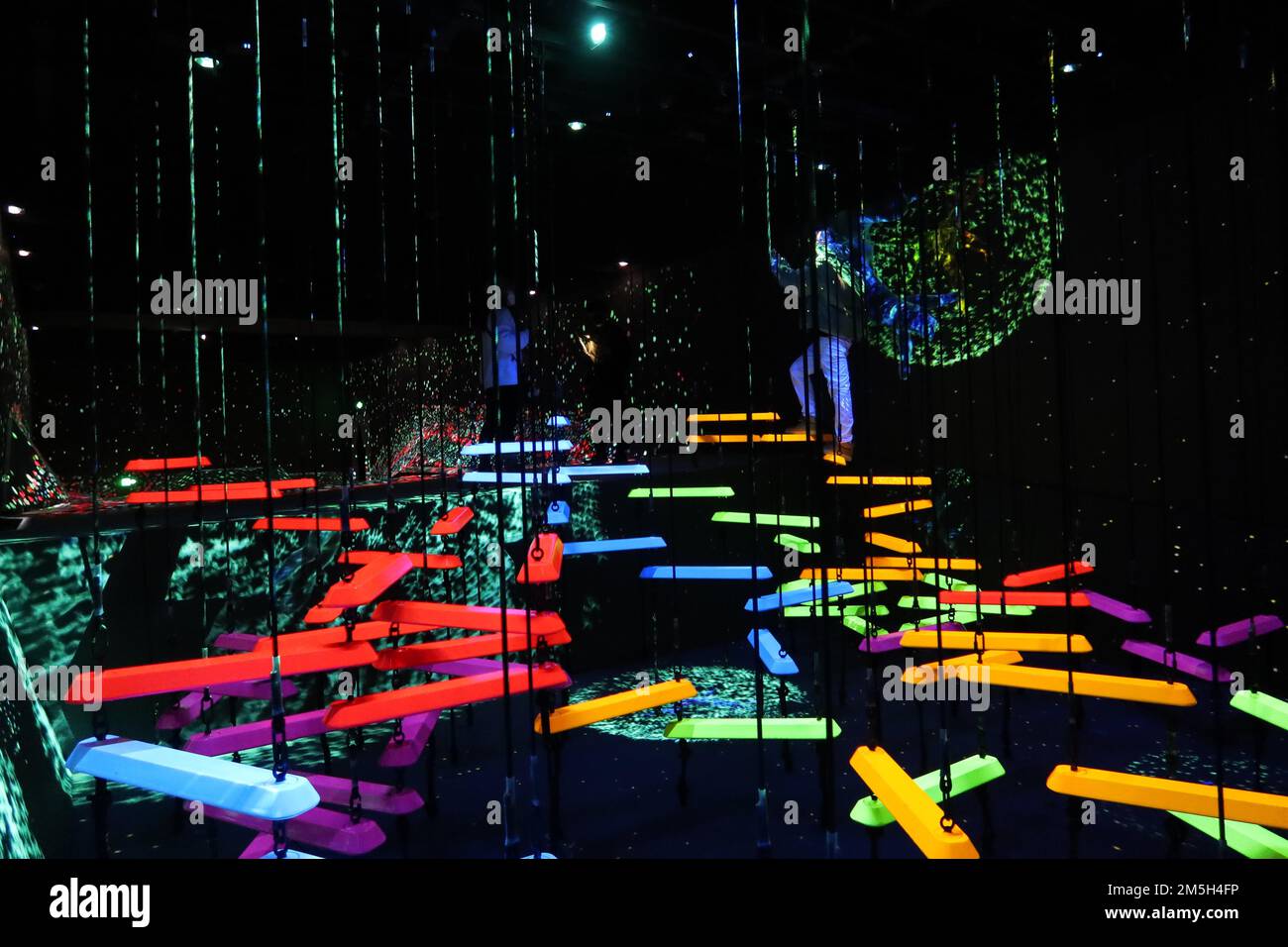 The teamLab Massless Beijing opened its doors for visitors at Chaoyang ...