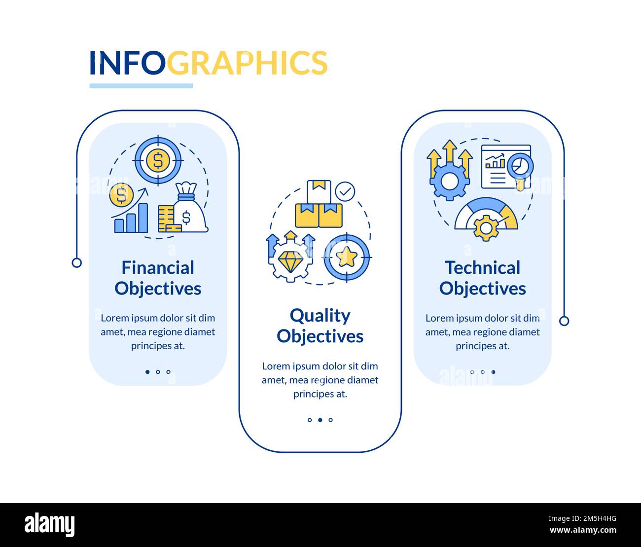 Project management objectives rectangle infographic template Stock Vector Image & Art - Alamy
