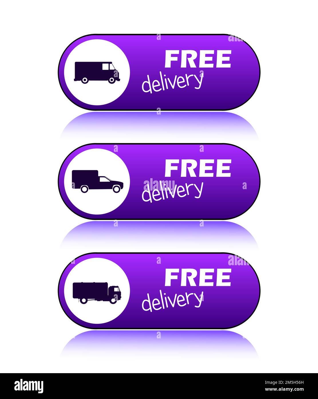 Icon free delivery, vector Stock Vector Image & Art - Alamy