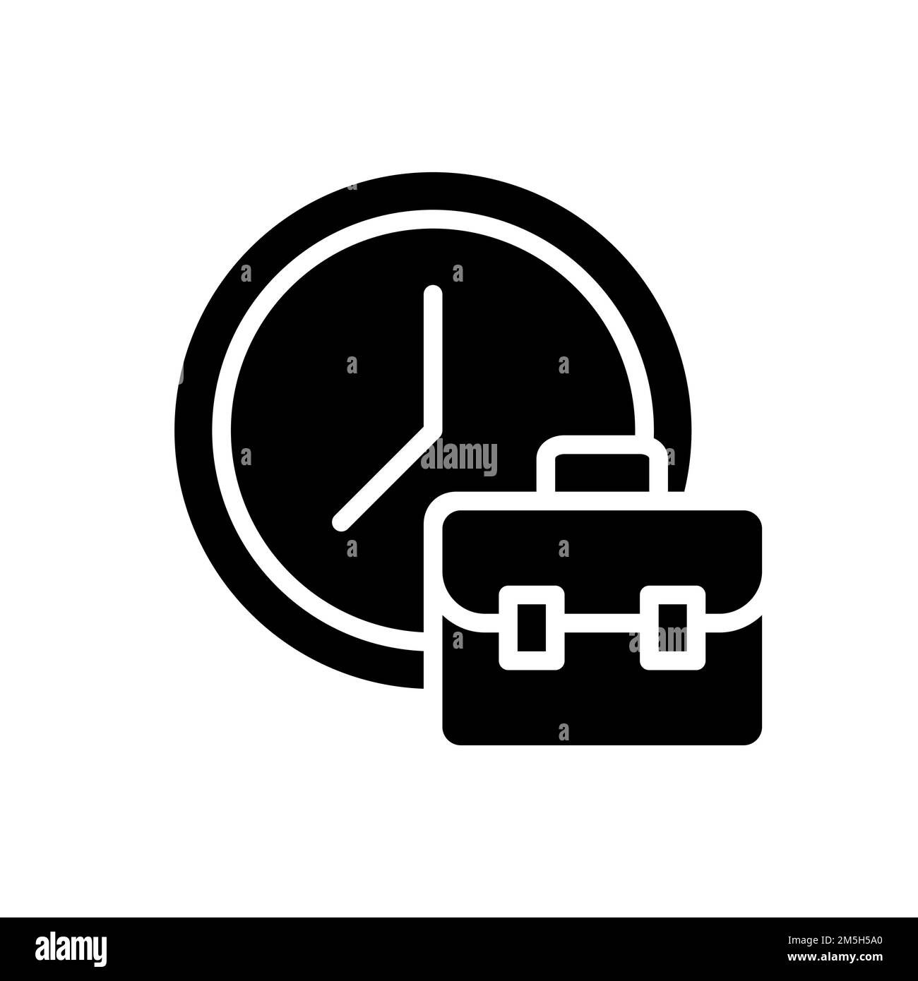 Period working clock Stock Vector Images - Alamy