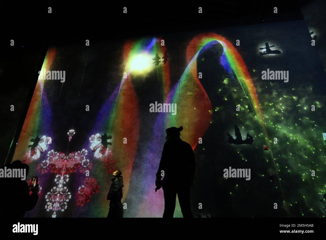 The teamLab Massless Beijing opened its doors for visitors at Chaoyang ...