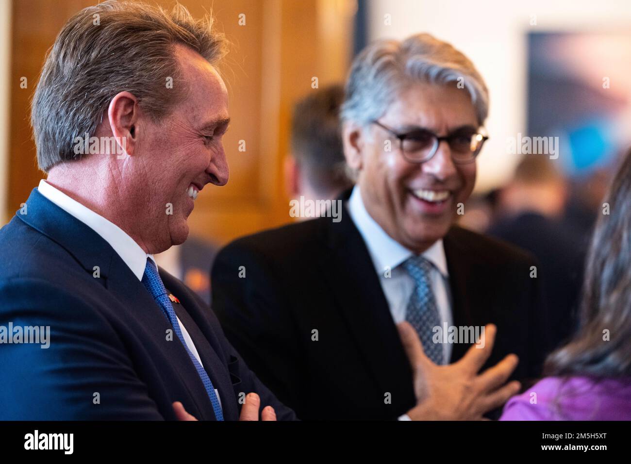 U.S. Ambassador to Turkey Jeffry Flake speaks to ambassadors, military ...