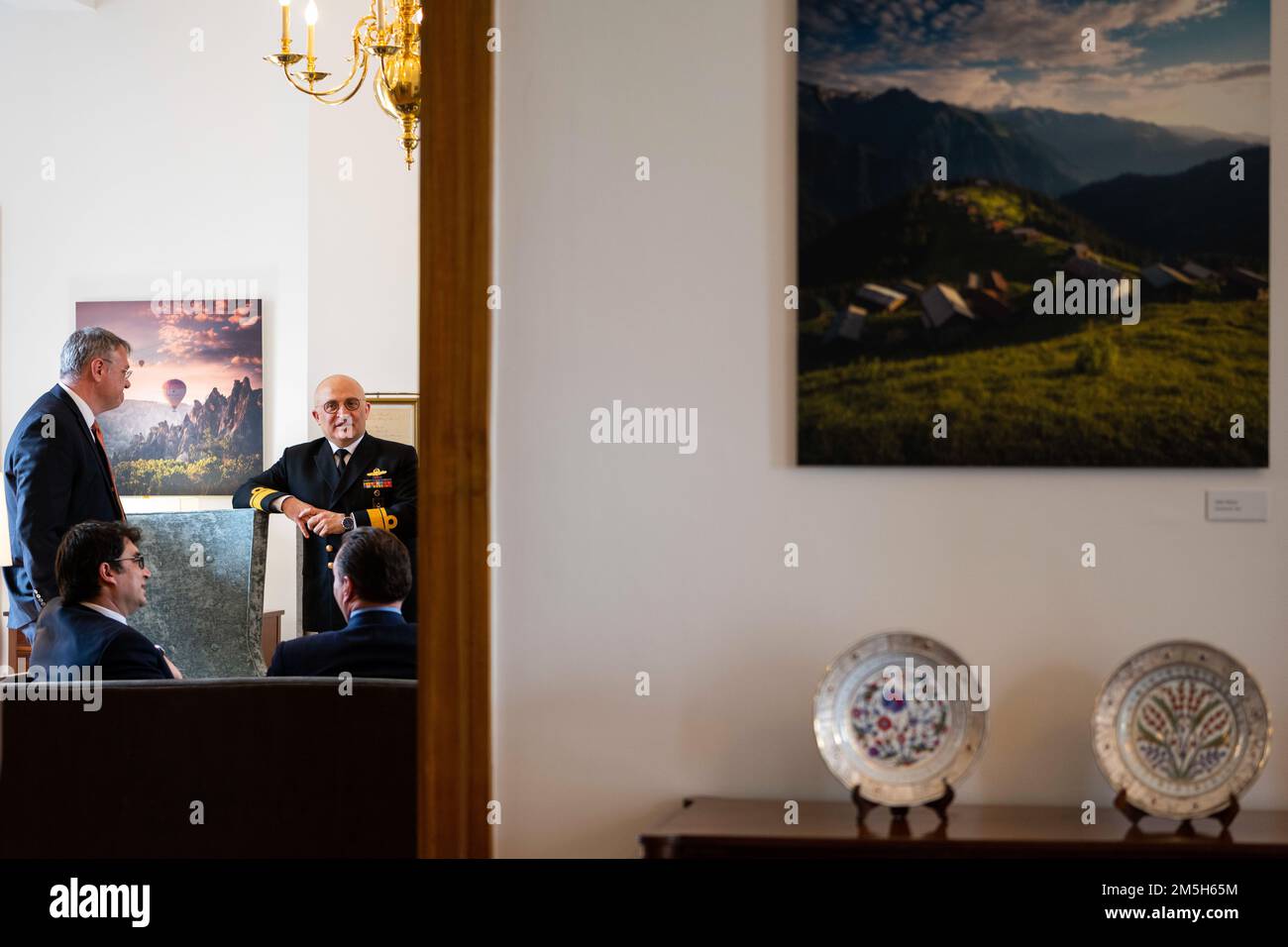 Ambassadors, military attaches and other senior diplomats representing ...