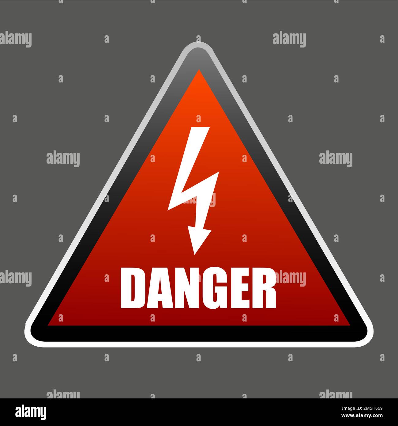 Danger sign vector Stock Vector Image & Art - Alamy