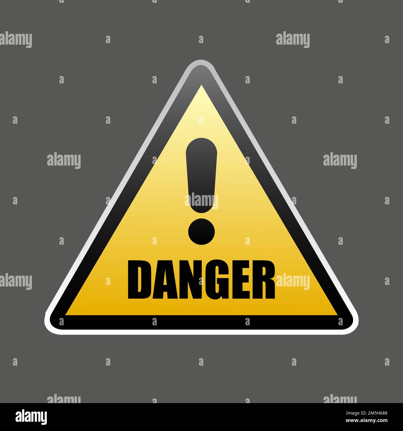 Danger sign vector Stock Vector Image & Art - Alamy