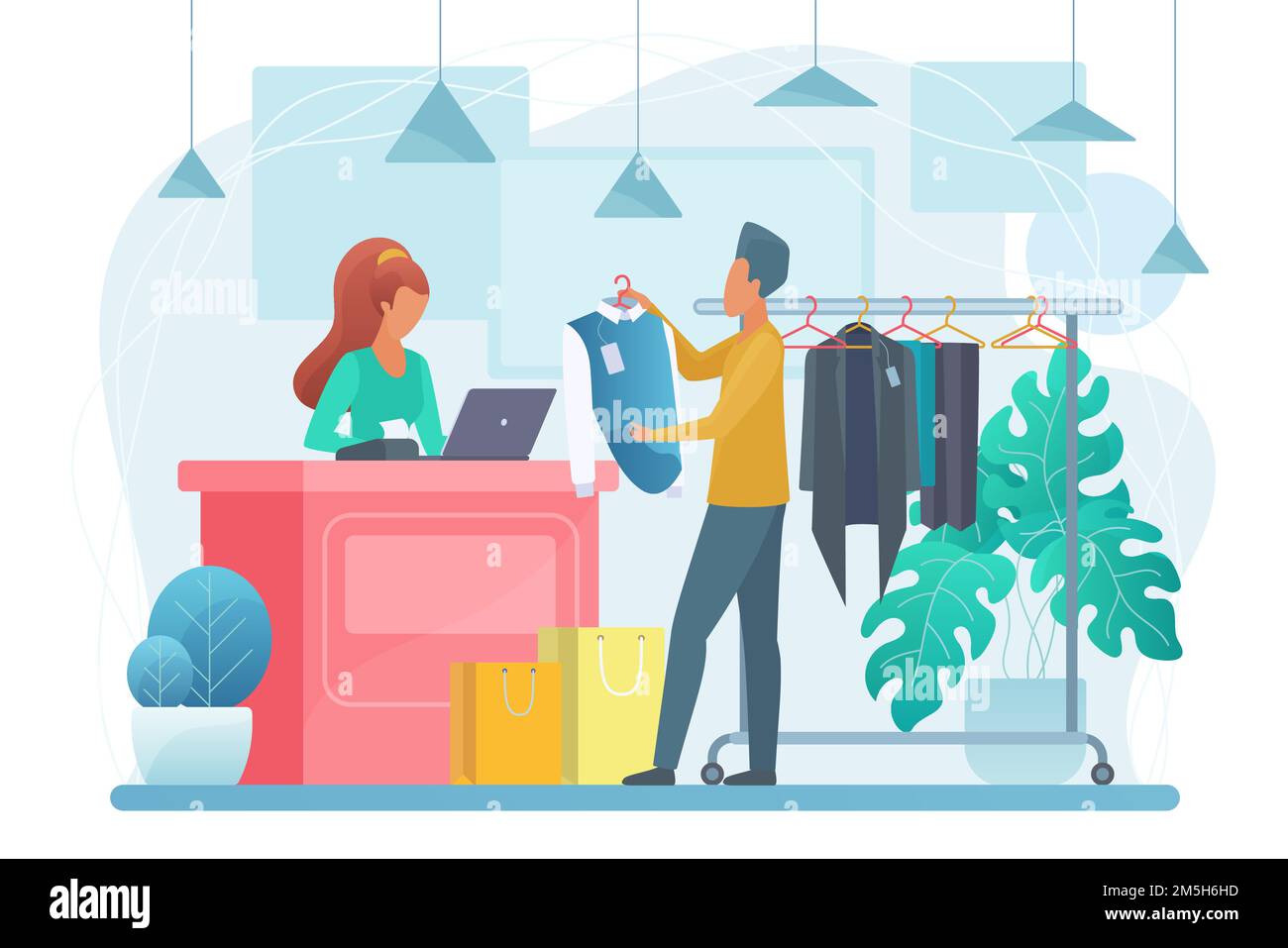 Artwork store Stock Vector Images - Alamy