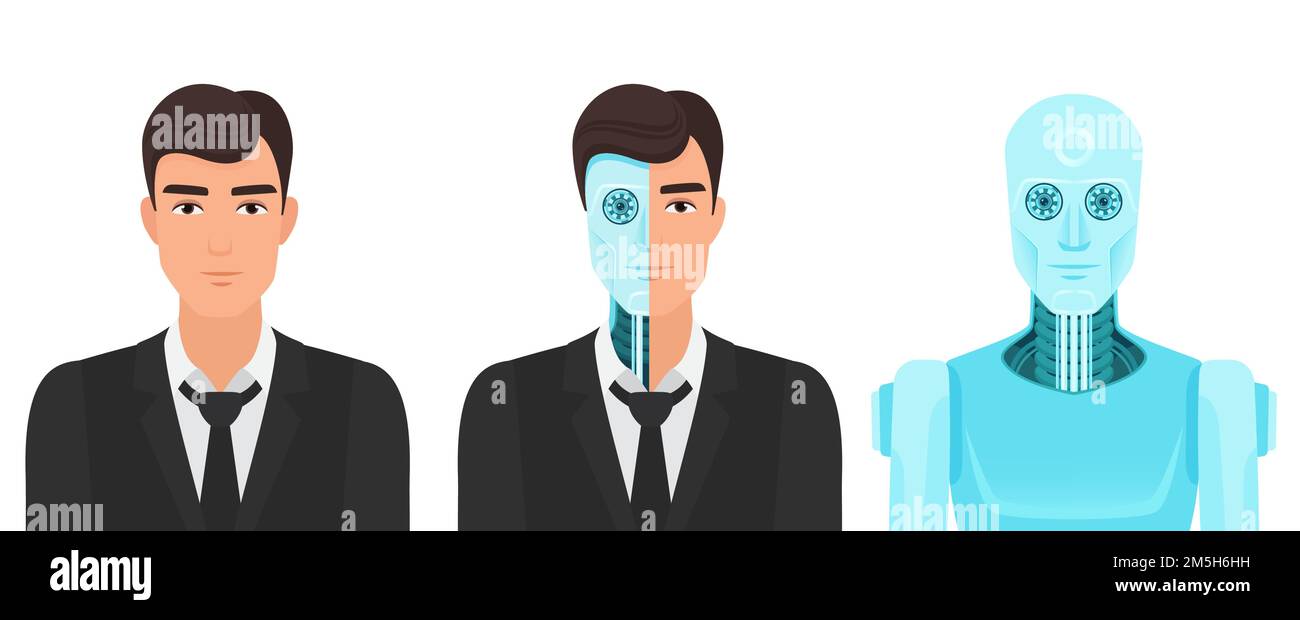 Human man turns into a robot, forever life future reality of medicine ...