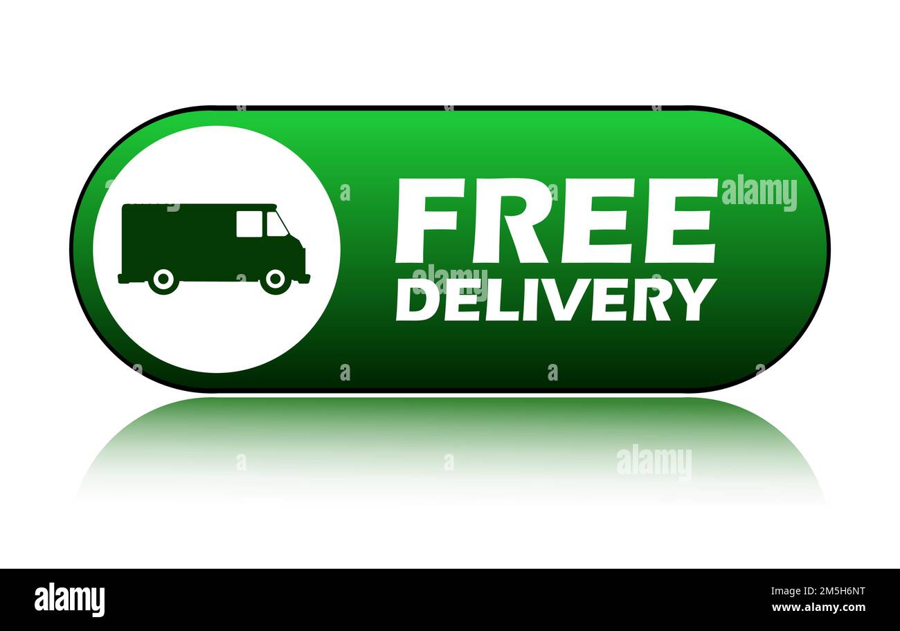 Icon free delivery, vector Stock Vector Image & Art - Alamy