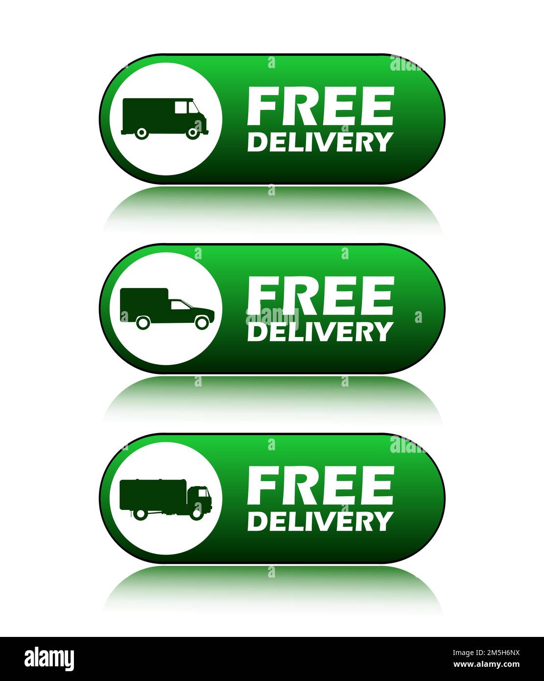 Icon free delivery, vector Stock Vector Image & Art - Alamy