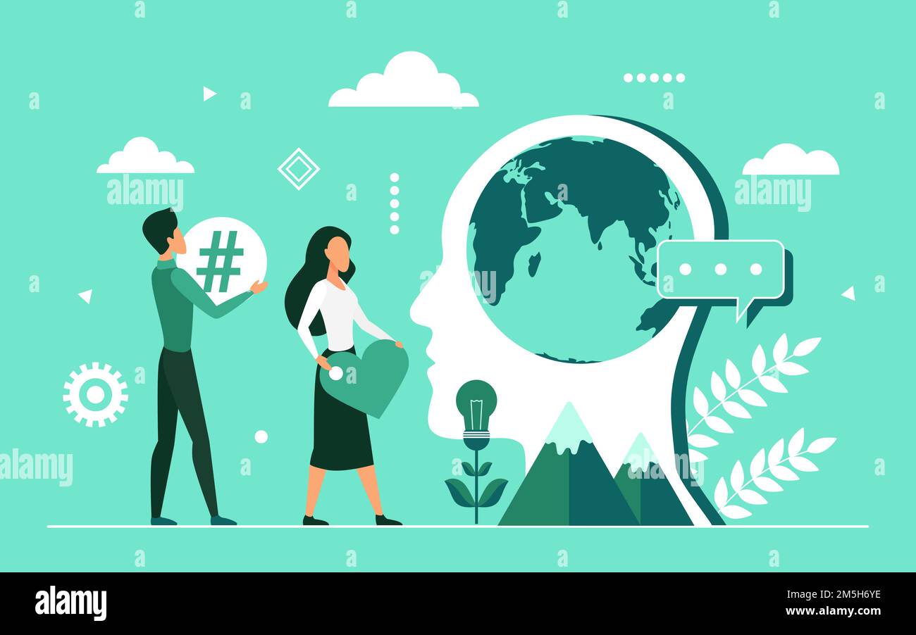 Save Earth planet ecology and environment eco concept Stock Vector ...