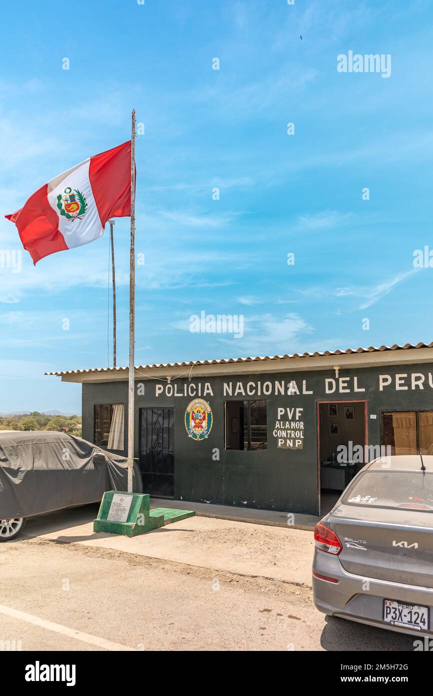 Peru - September 22, 2022: border crossing to Peru Stock Photo - Alamy